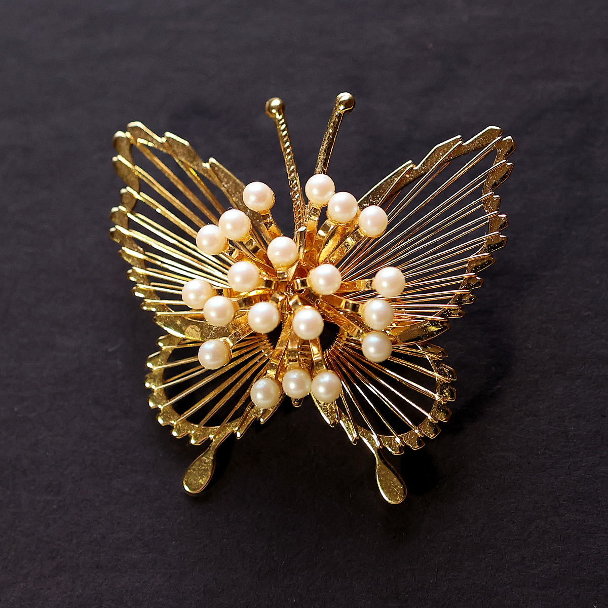 Monet Butterfly Brooch